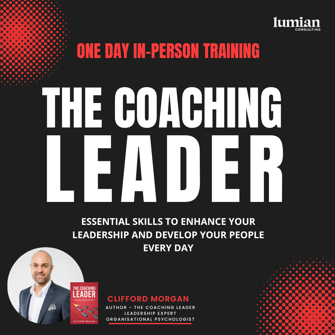 The Coaching Leader (One Day Training) – Clifford Morgan